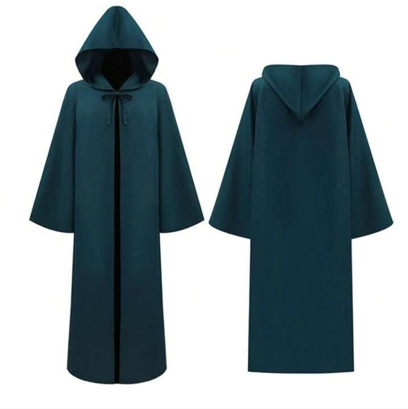 Source Unknown | Other | Adult Men Tunic Hooded Robecloak Jedi Robe ...